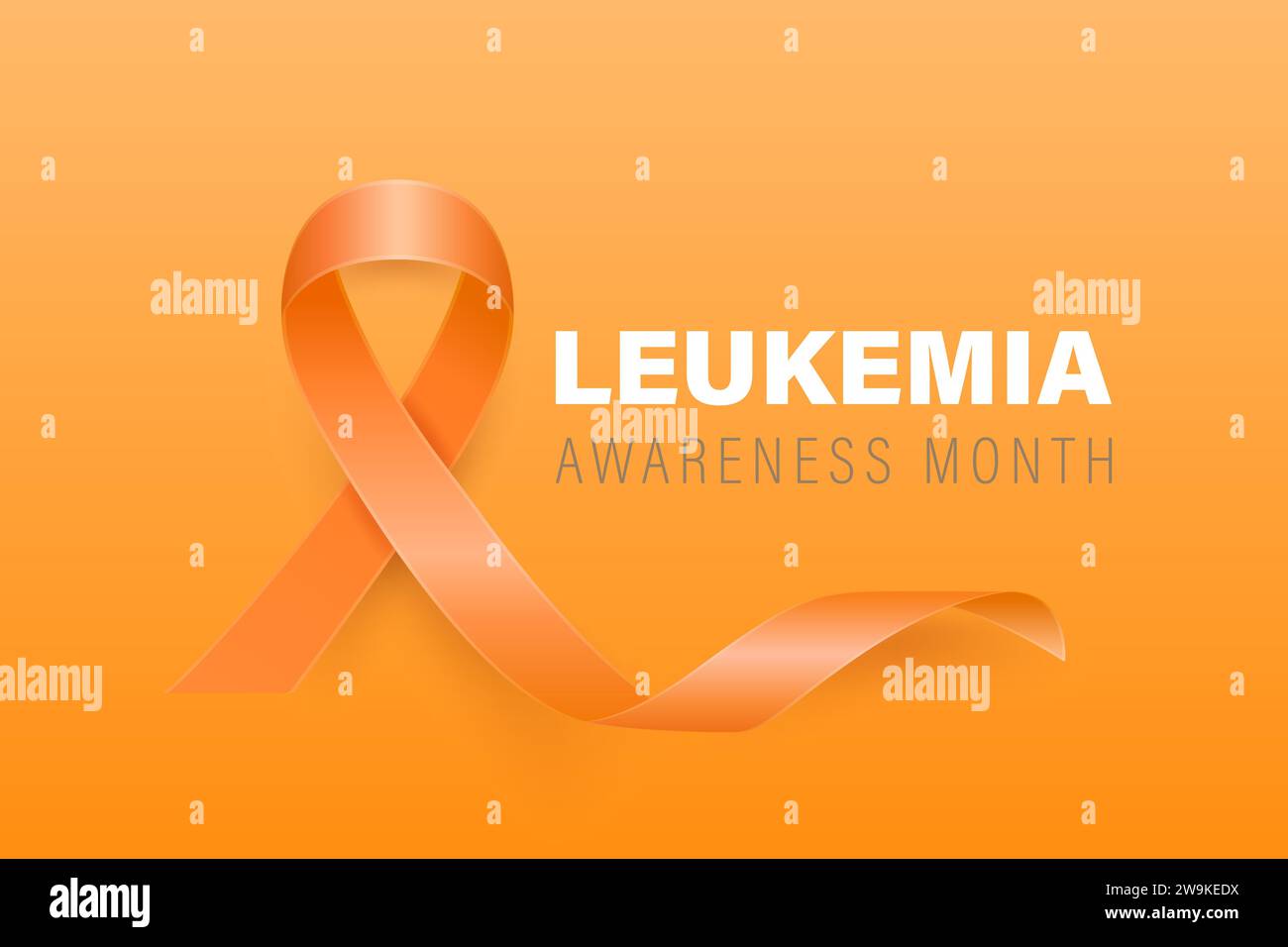 Leukemia, Blood Cancer Banner, Card, Placard with Vector 3d Realistic ...