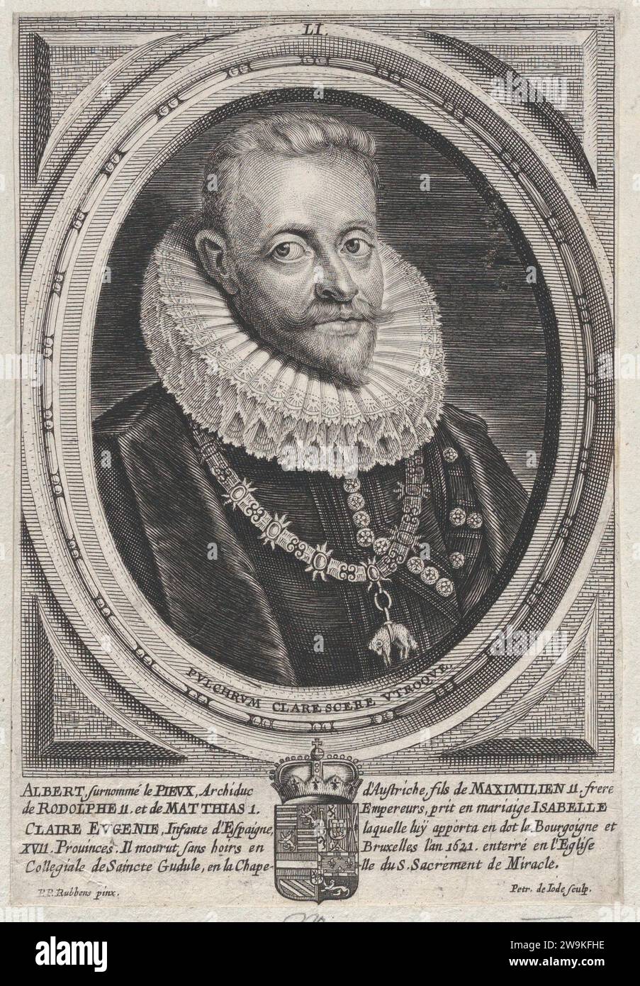 Portrait of Albert VII, Archduke of Austria 1951 by Peter Paul Rubens ...