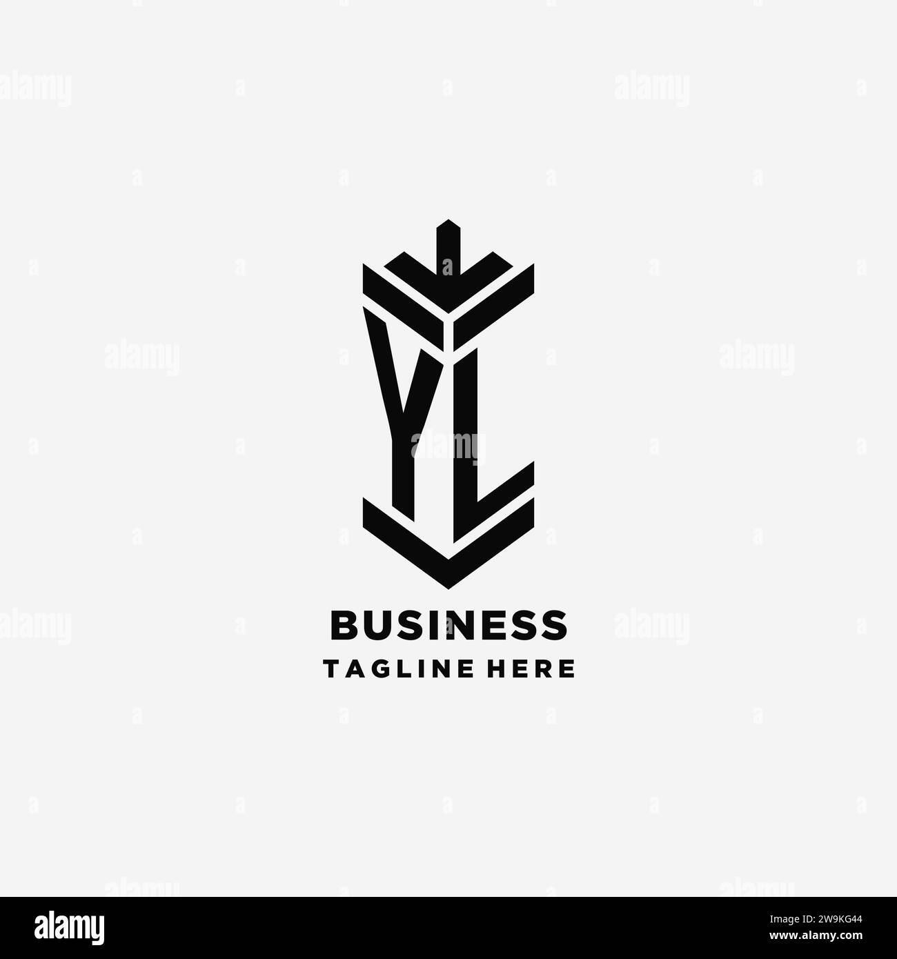 Initials YL shield logo design, creative monogram logo inspiration ...