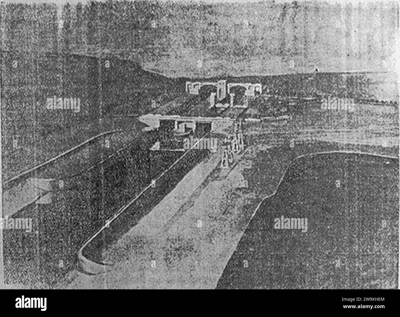 Zhiguli Hydroelectric Station (model, 1939 Stock Photo - Alamy