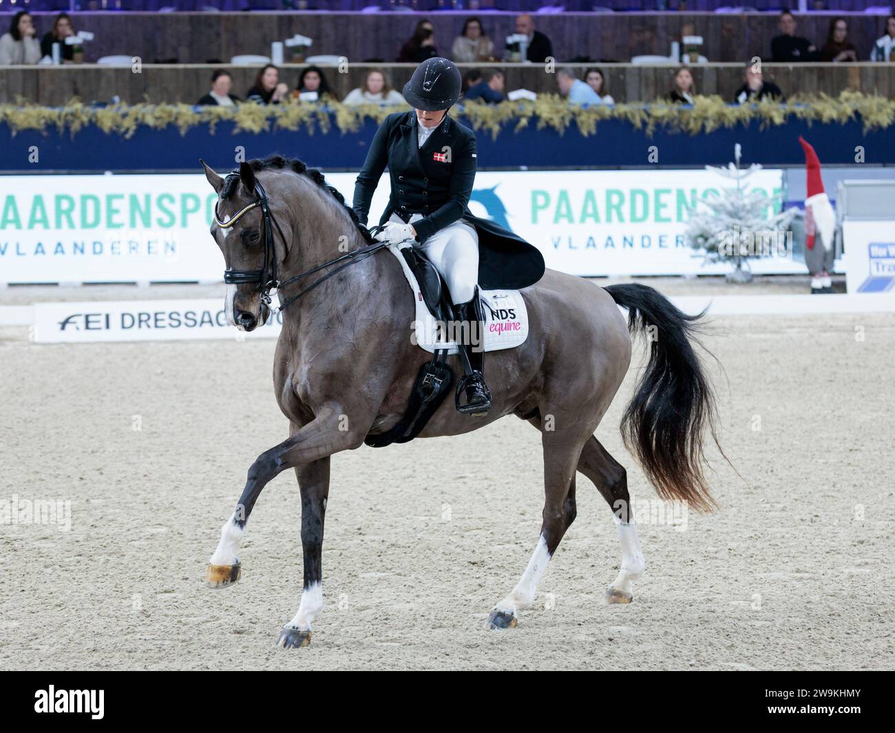 Nekkerhal, Belgium, December 28, 2023, Nadja Aaboe Sloth of Denmark ...