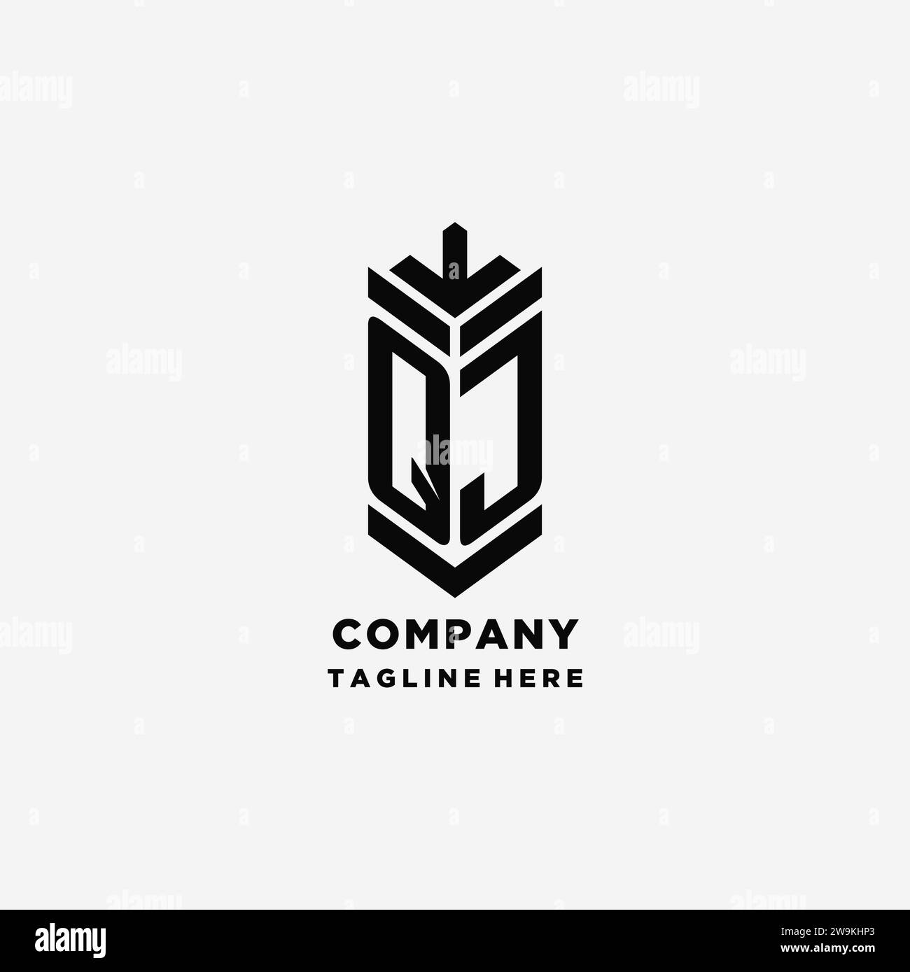 Qj initials logo Stock Vector Images - Alamy