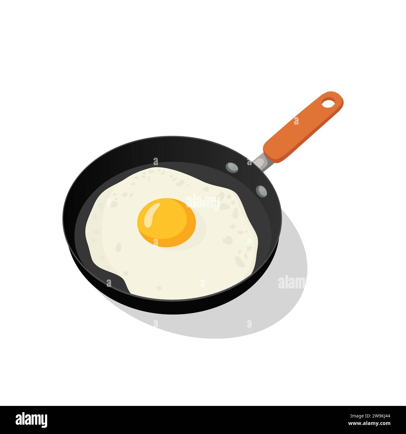 Non stick coating frying pan Stock Vector Images - Alamy