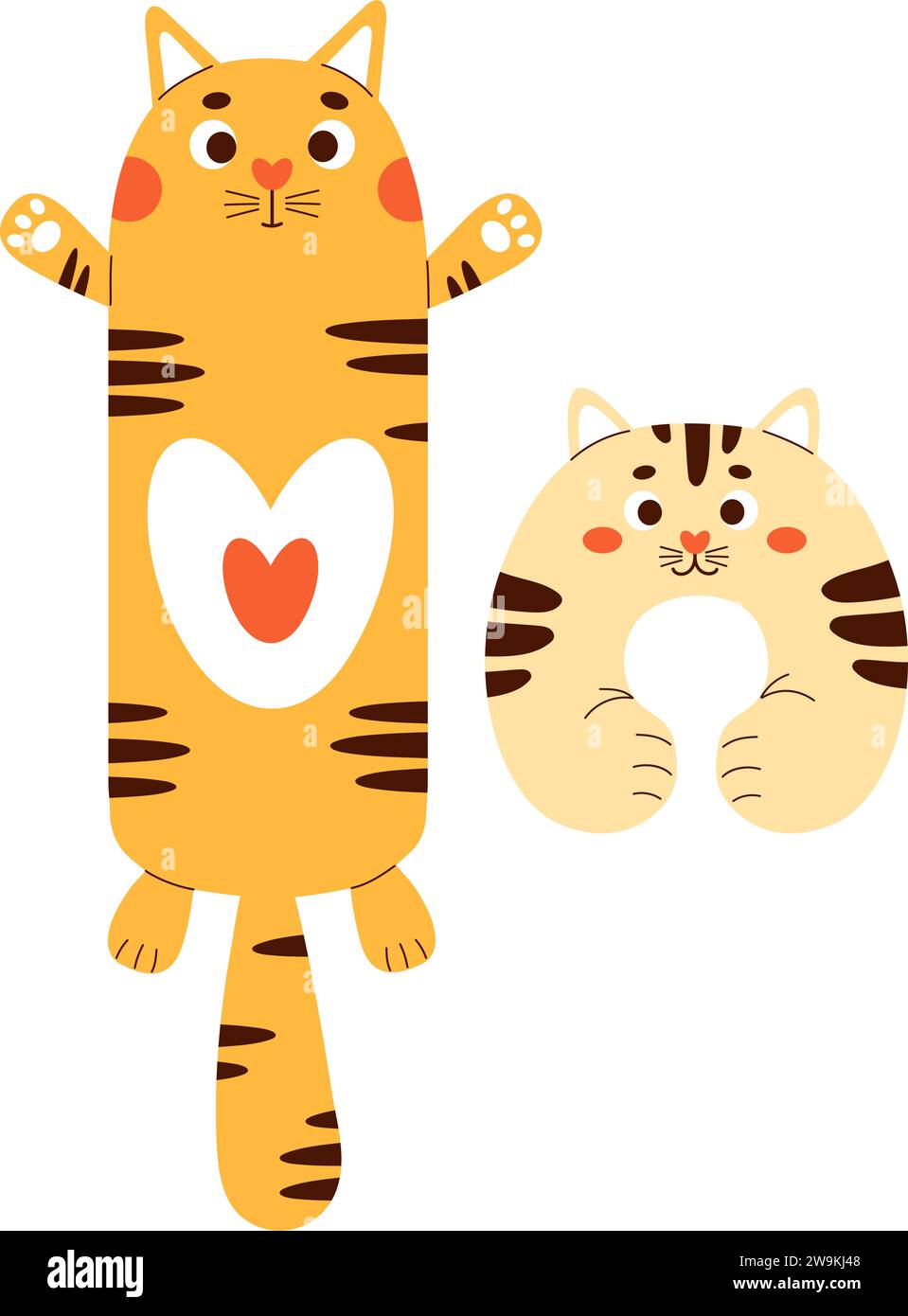 Pussycat sleeping Stock Vector Images - Alamy