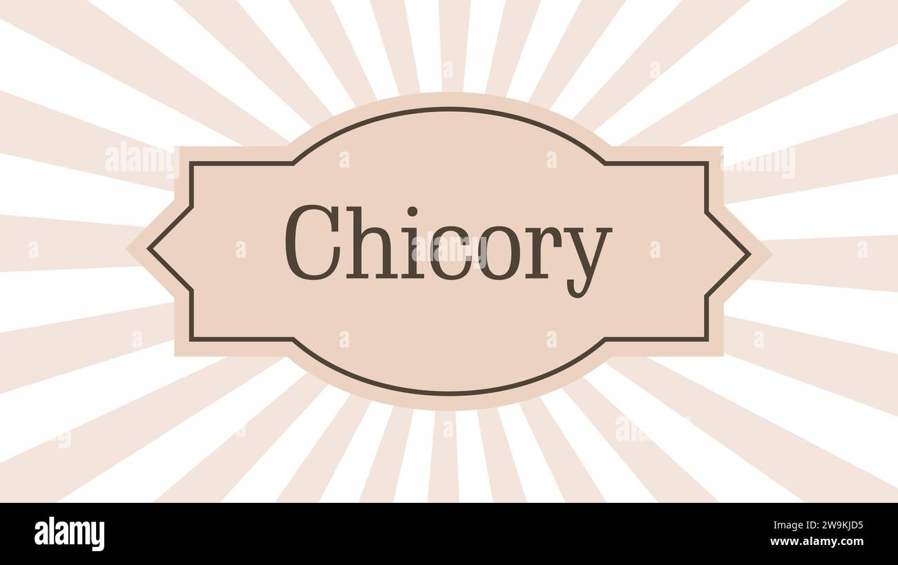 Bitter chicory Stock Vector Images - Alamy