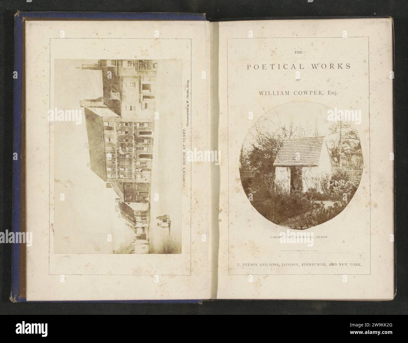 Cowper's house at Olney, W. Chattle, c. 1854 - in or before 1864 ...