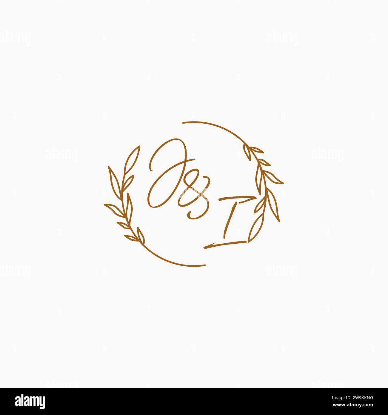 Ji letter logo design Cut Out Stock Images & Pictures - Alamy