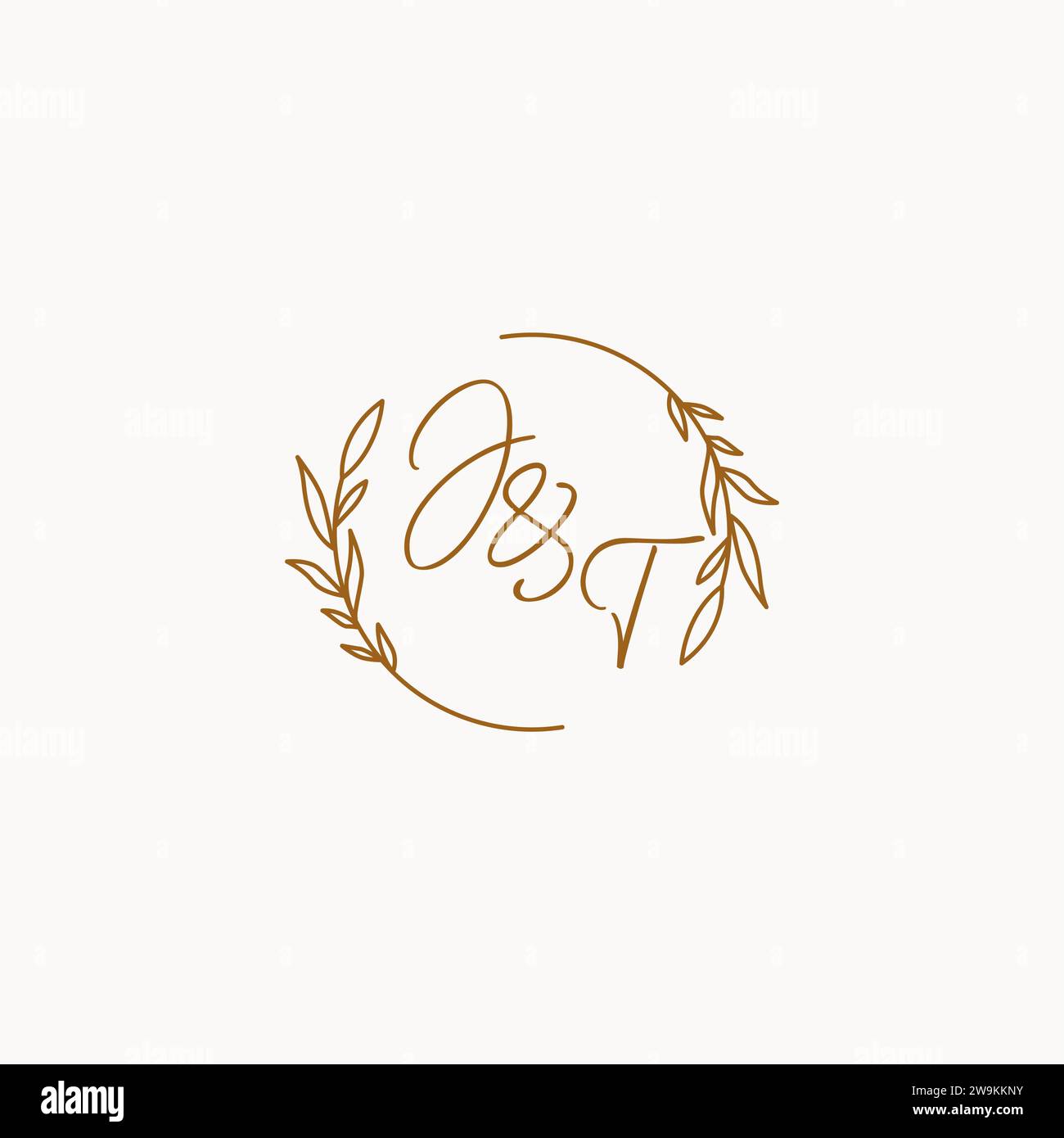 JT wedding initials logo design ideas Stock Vector Image & Art - Alamy
