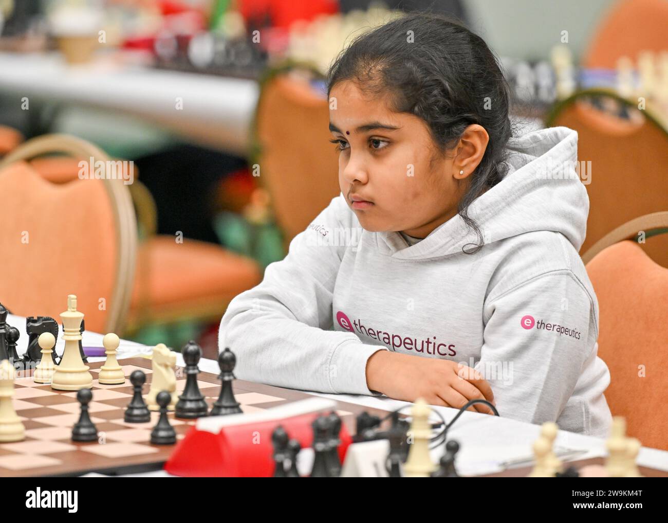 Hastings, UK. 28th Dec, 2023. Sivanandan, Bodhana during the Caplin ...