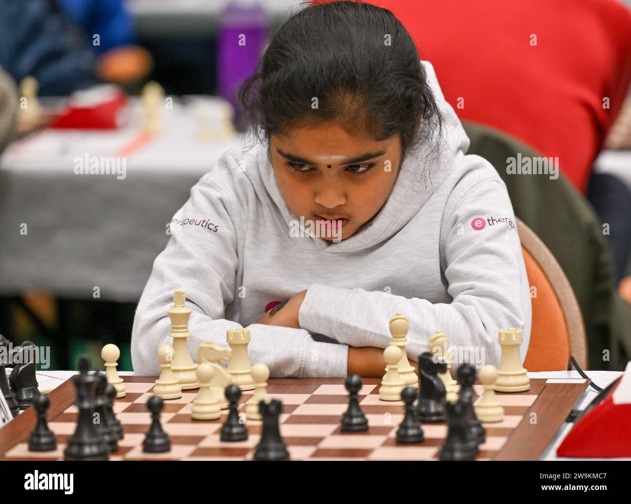 Hastings, UK. 28th Dec, 2023. Bodhana Sivanandan during the Caplin ...
