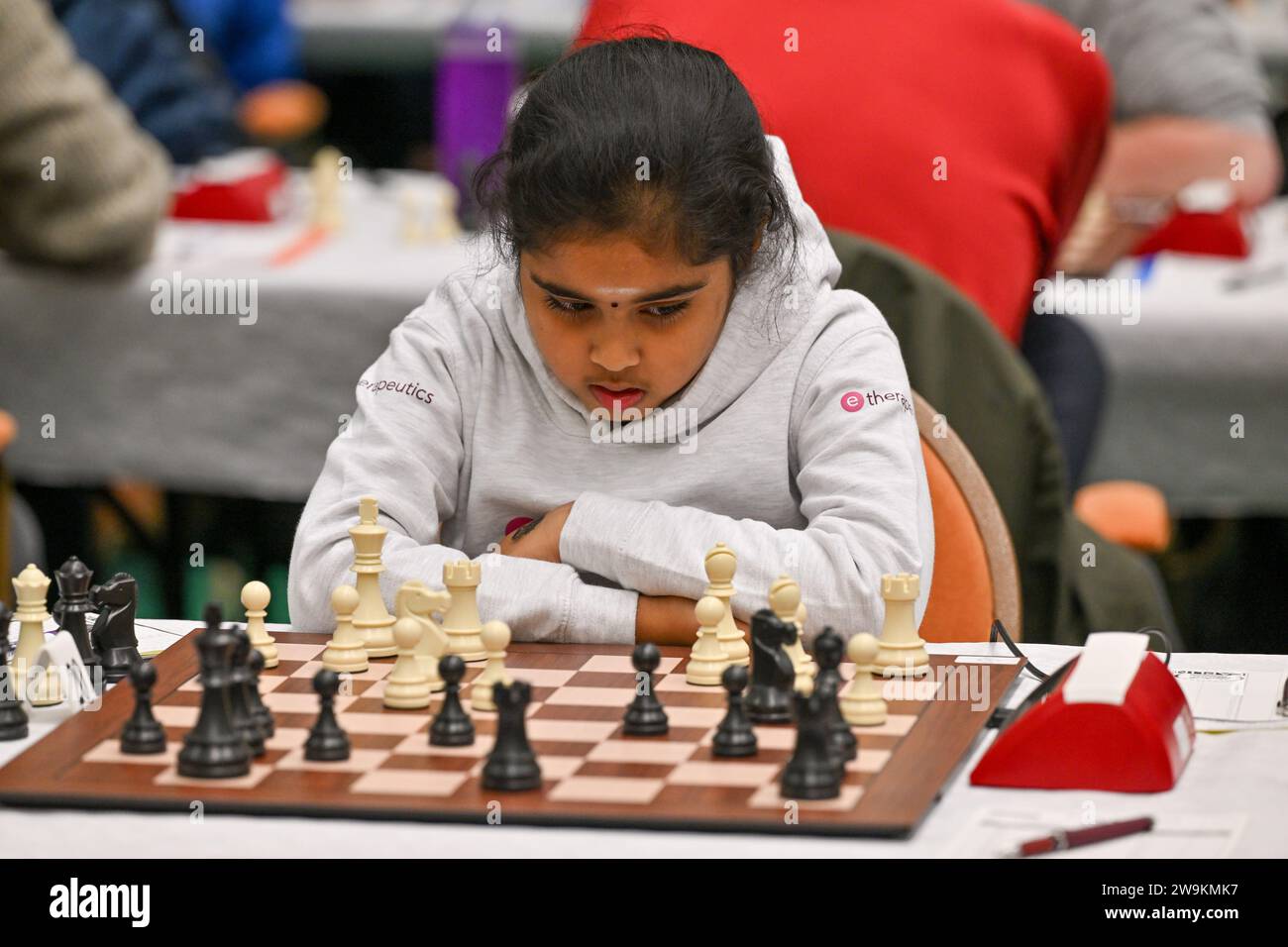 Hastings, UK. 28th Dec, 2023. Bodhana Sivanandan during the Caplin ...