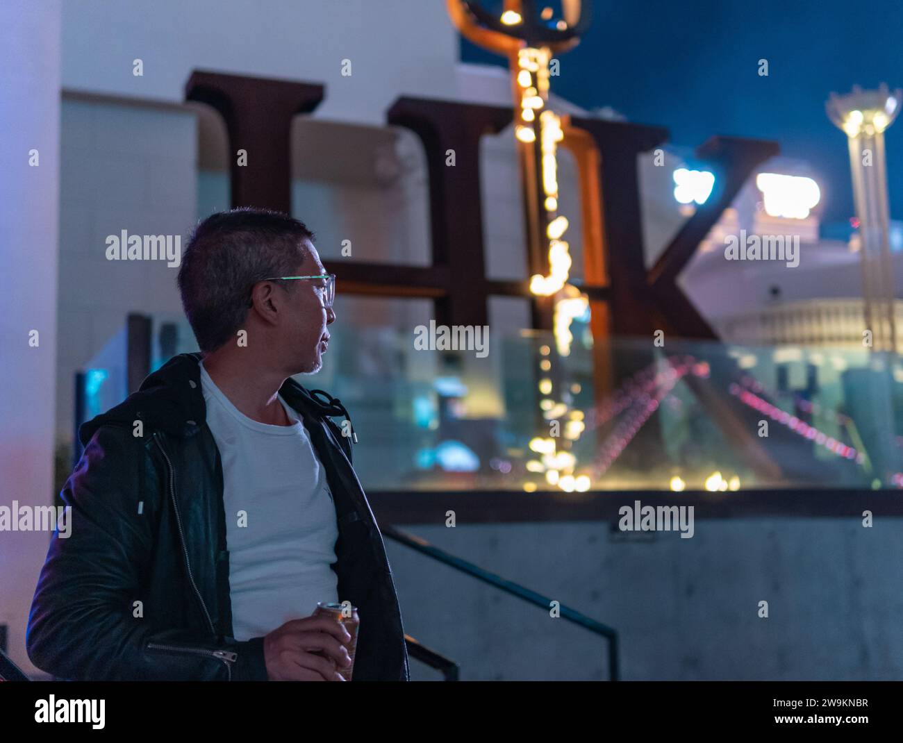 Outside of Hell's Kitchen in vegas Stock Photo - Alamy