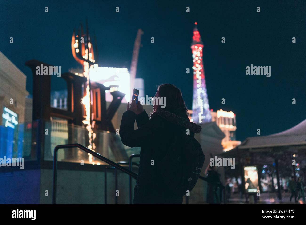Outside of Hell's Kitchen in vegas Stock Photo - Alamy