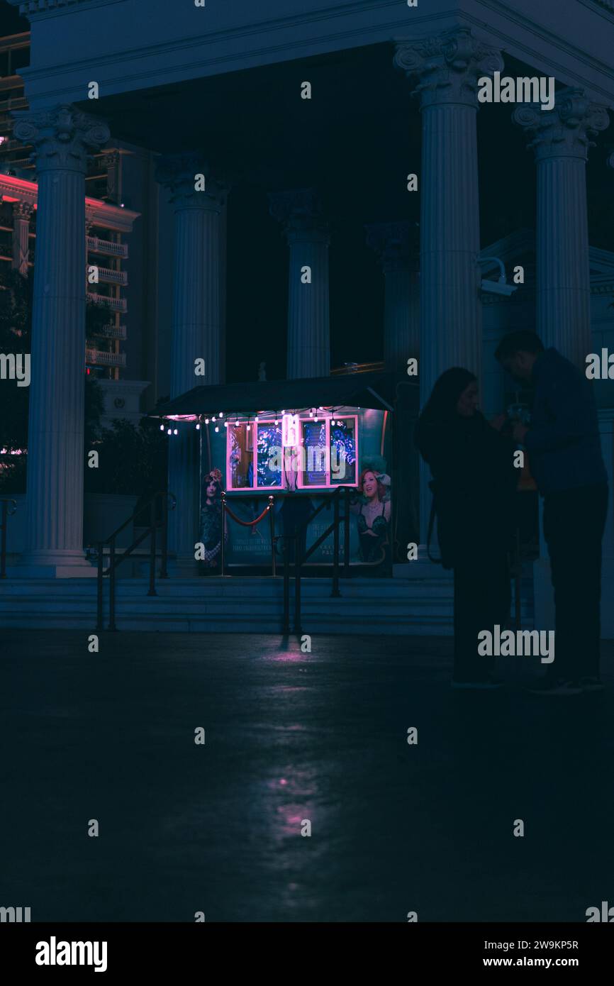 Ticket Booth in Las Vegas Stock Photo - Alamy