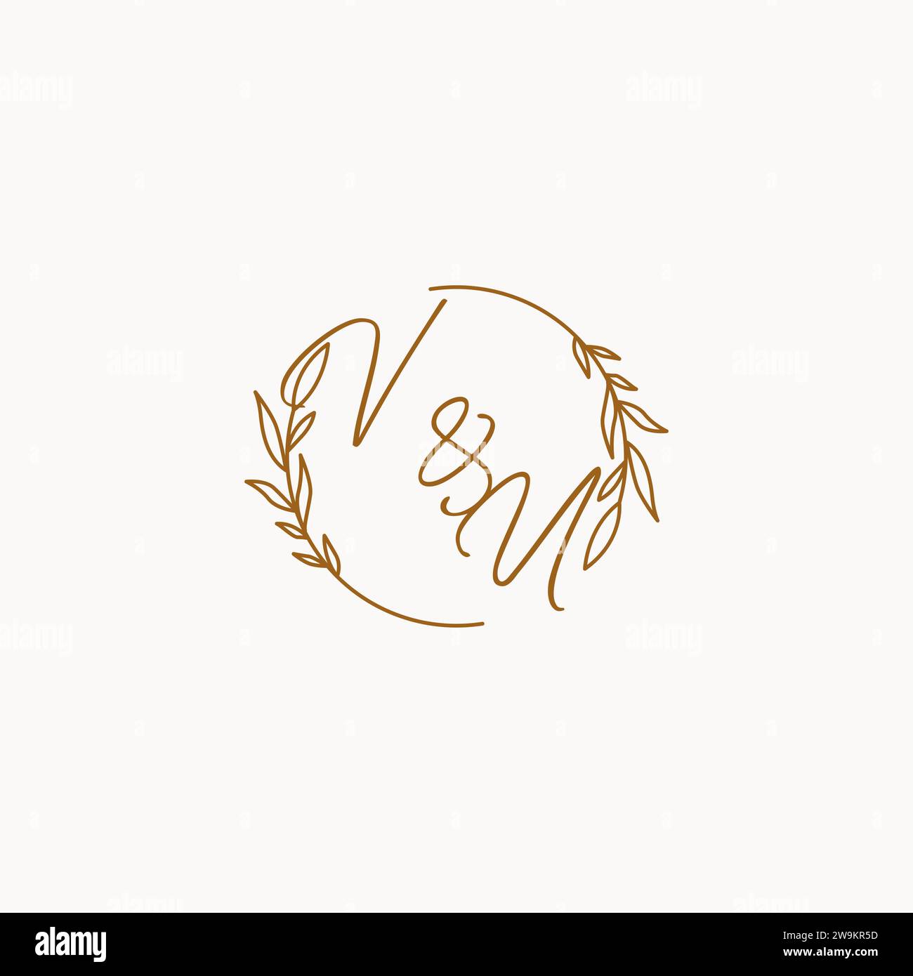 VU wedding initials logo design ideas Stock Vector Image & Art - Alamy