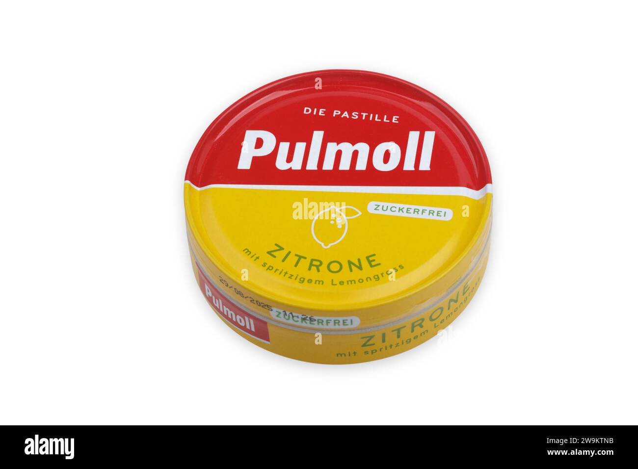 HUETTENBERG, HESSE, GERMANY - 2023-12-28: Pulmoll Citrus pastilles ...