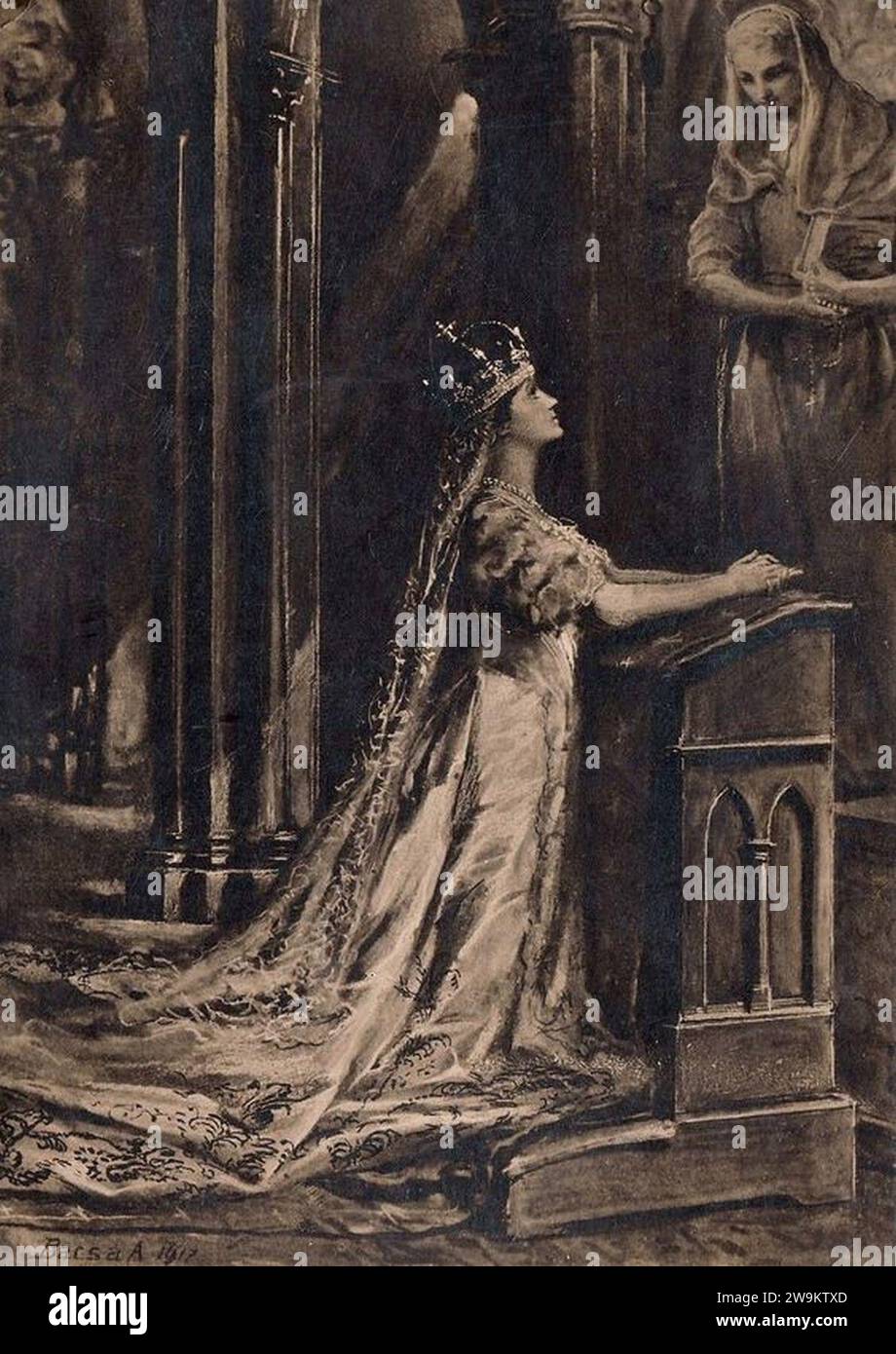Zita, the last Empress of Austria and Queen of Hungary Stock Photo - Alamy