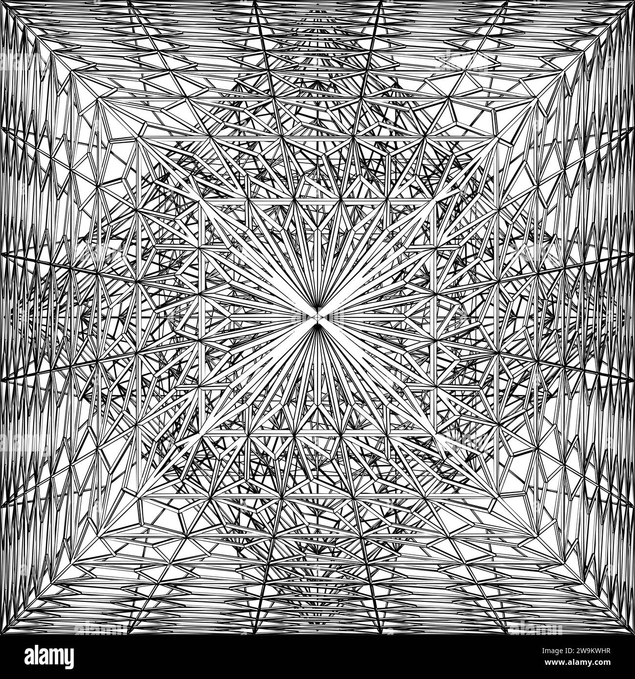 Abstract Construction Structure Vector. A Vector Illustration Of ...