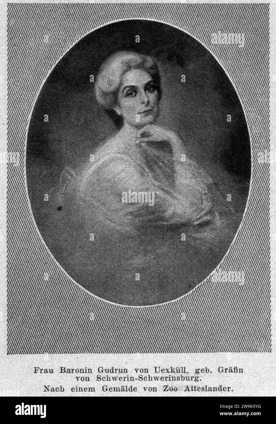 Zofia Atteslander - Frau Baronin Gudrun von Uexküll, geb. Gräfin von ...