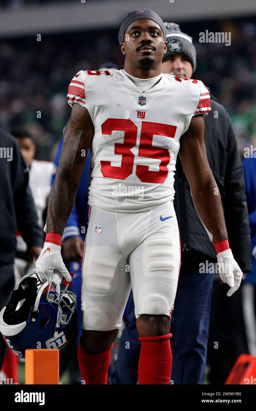 New York Giants running back Jashaun Corbin (35) in action against the ...