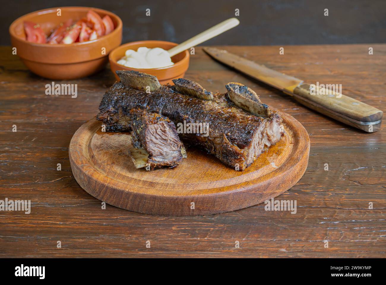 Cow cooked over a fire hi-res stock photography and images - Alamy