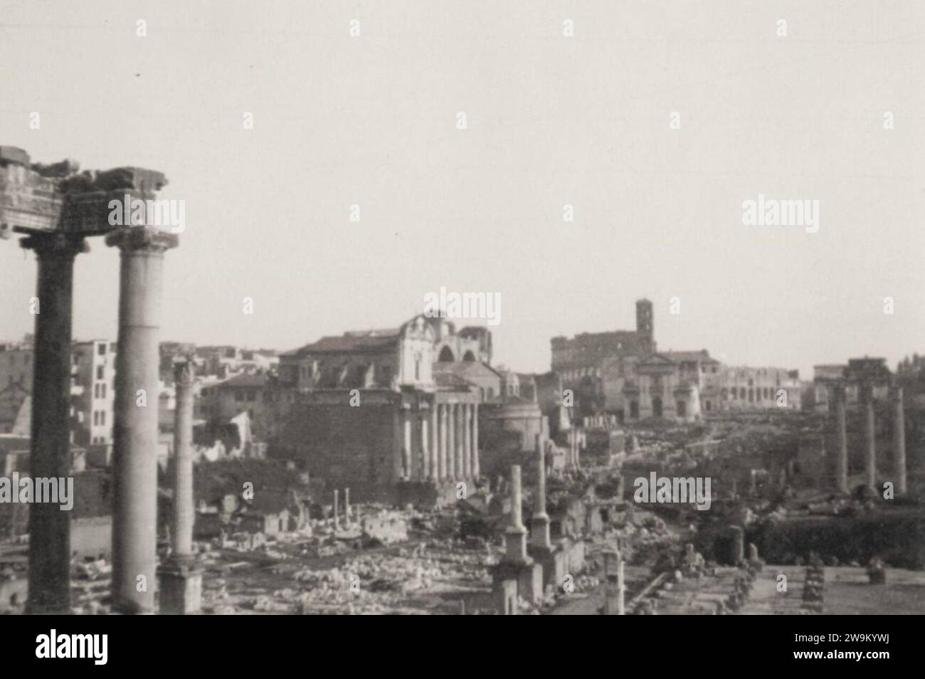 Zola, Francois Emile - Das Forum Romanum Stock Photo - Alamy