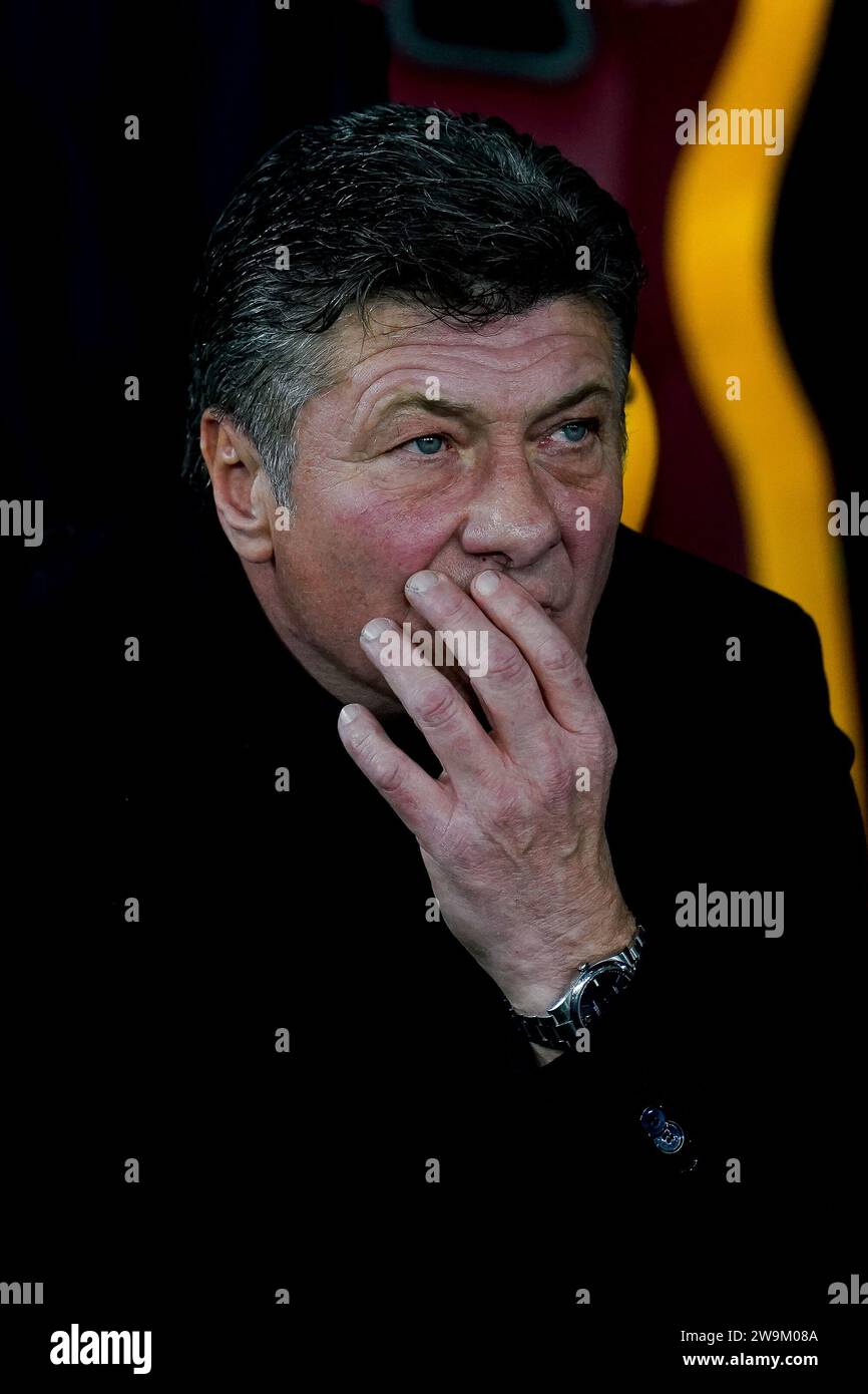 Rome, Italy. 23rd Dec, 2023. Walter Mazzarri head coach of SSC Napoli ...