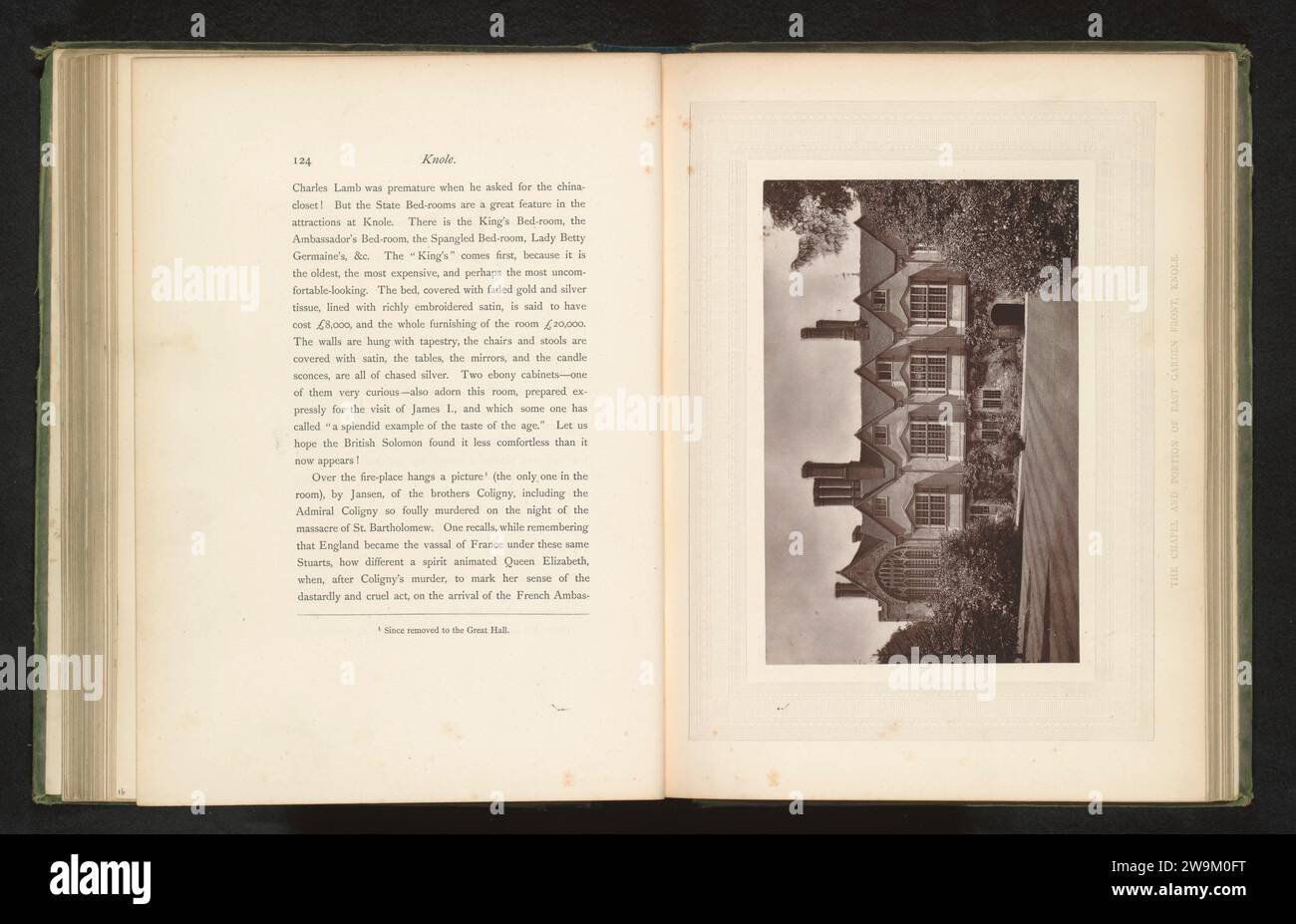 View of the chapel and the facade of Knole House, Stephen Thompson, c ...