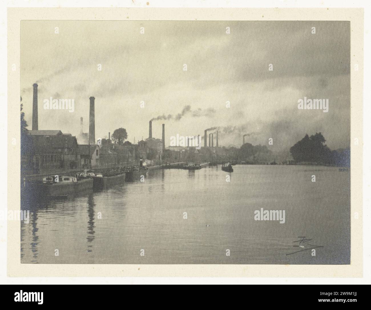 Factory landscape 1930 hi-res stock photography and images - Alamy