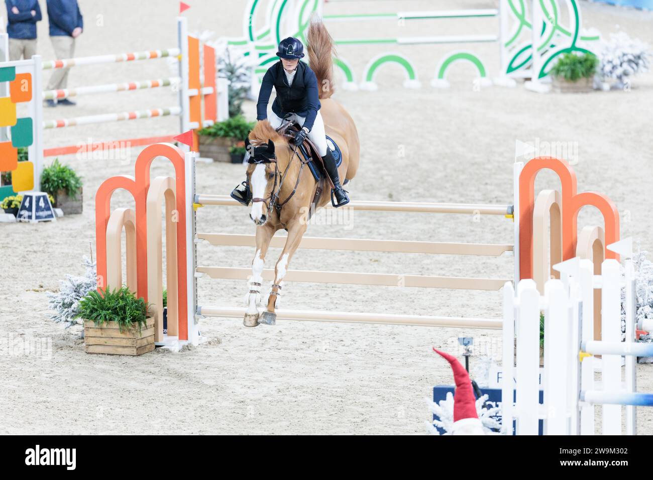 Jessica Burke of Ireland with African Affair during the Agora CSI5*-W ...