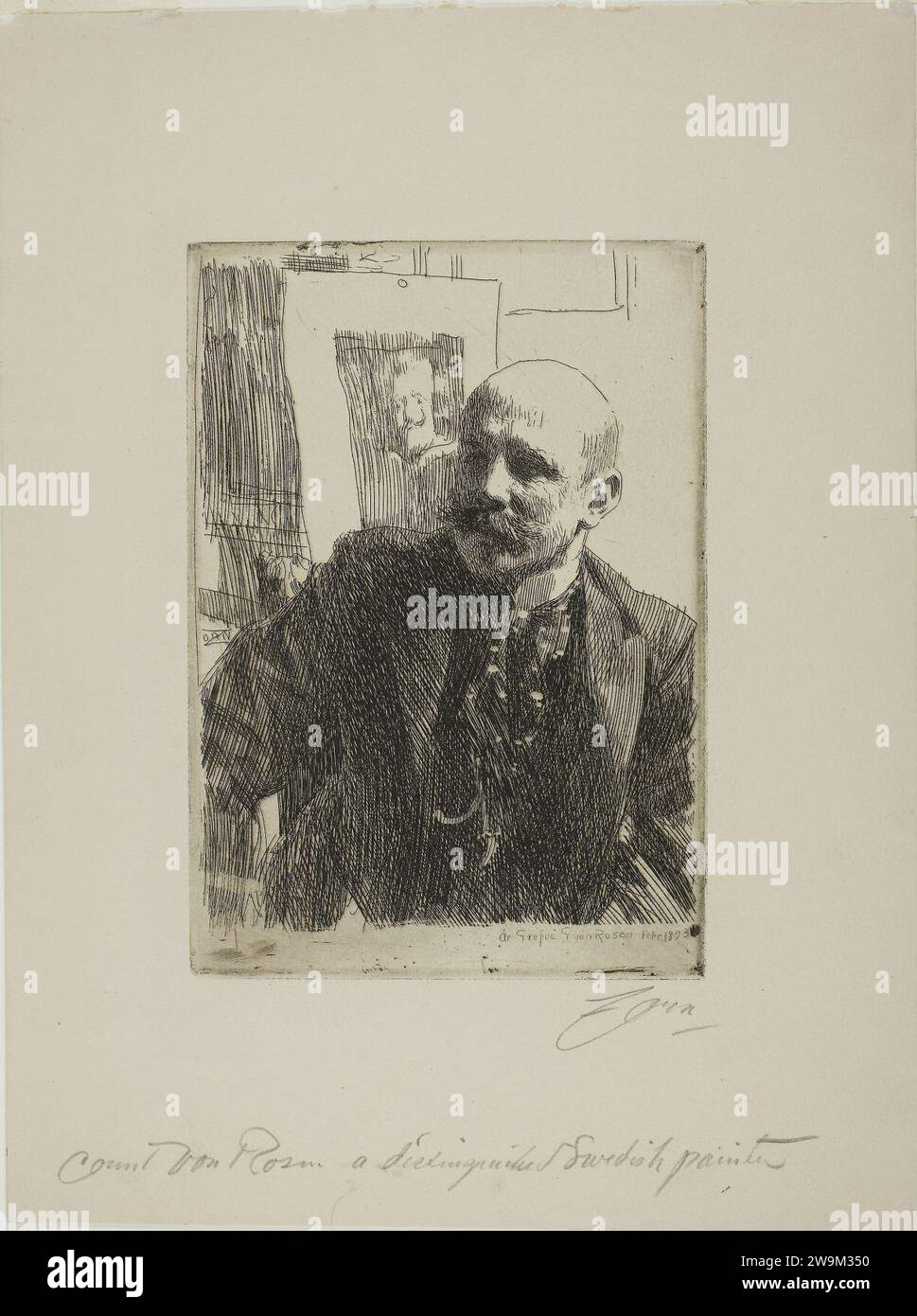 Zorn - Georg von Rosen, 1927.1849 Stock Photo - Alamy