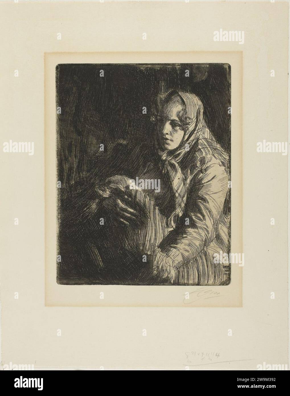 Zorn - Madonna (A Mother), 1973.492 Stock Photo - Alamy
