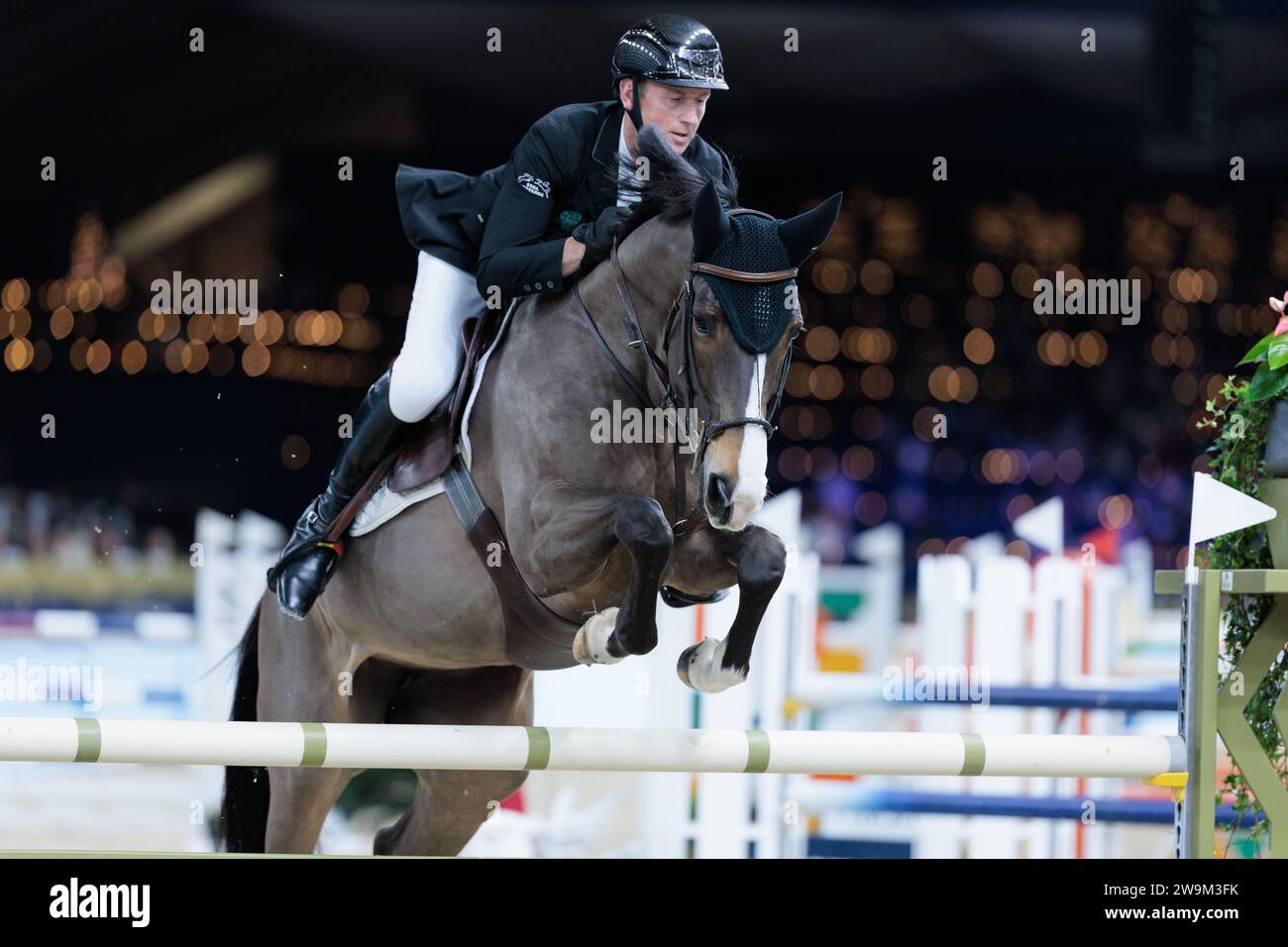 Koen Vereecke of Belgium with Oilily de Muze during the Agora CSI5*-W ...