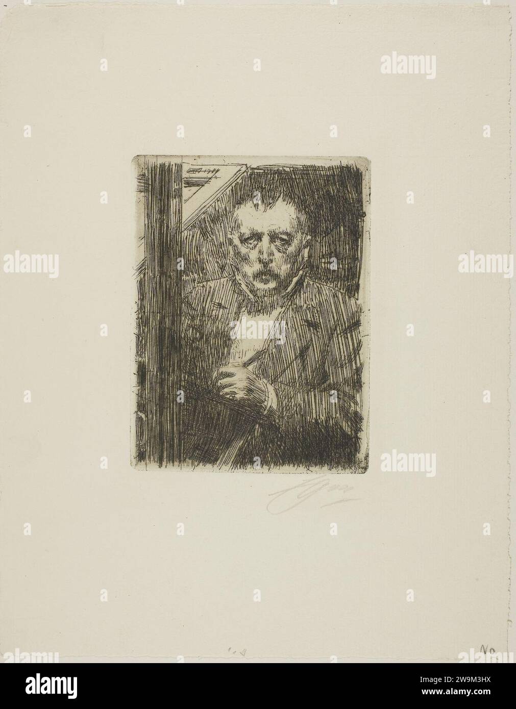 Zorn - Self-Portrait 1911, 1927.2024 Stock Photo - Alamy