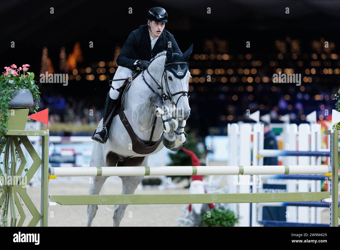 Thibault Philippaerts of Belgium with Jumper d'Oase during the Agora ...