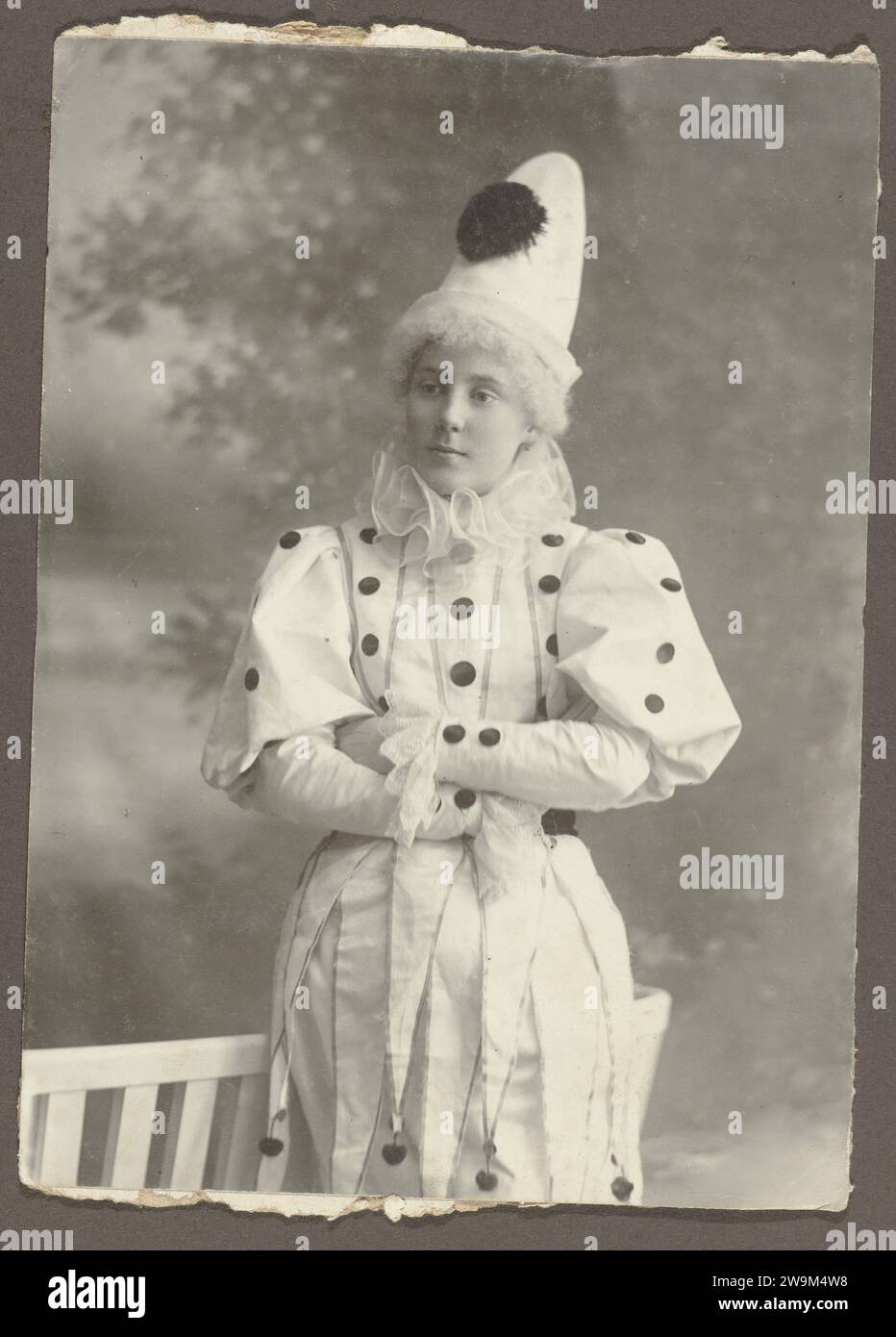 Portrait of Tine in a suit with dots, c. 1900 - c. 1925 photograph This ...