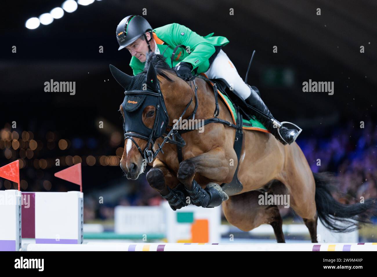 Gerfried Puck of Austria with Idiaal Special H.J. during the Agora CSI5 ...