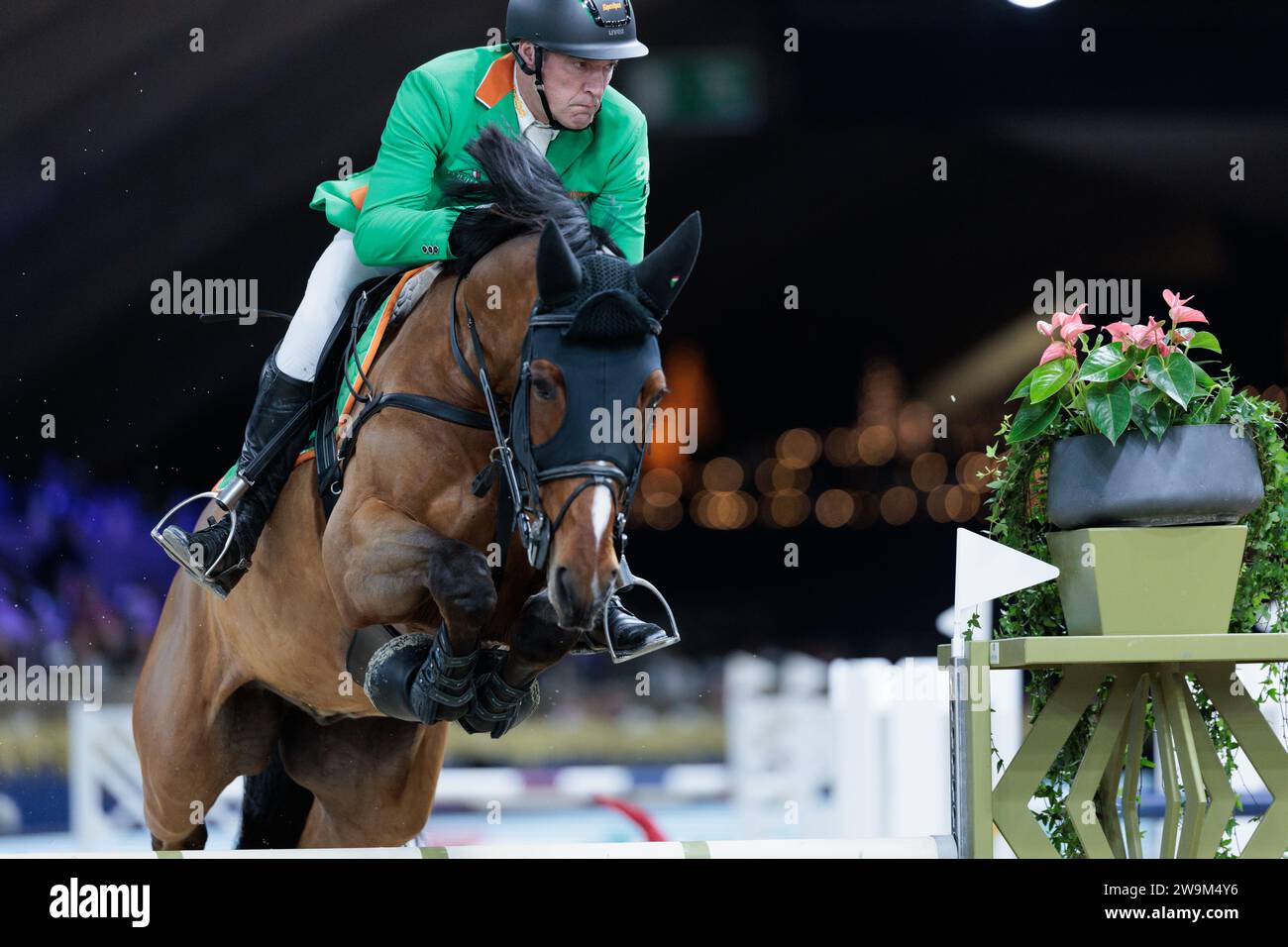 Gerfried Puck of Austria with Idiaal Special H.J. during the Agora CSI5 ...