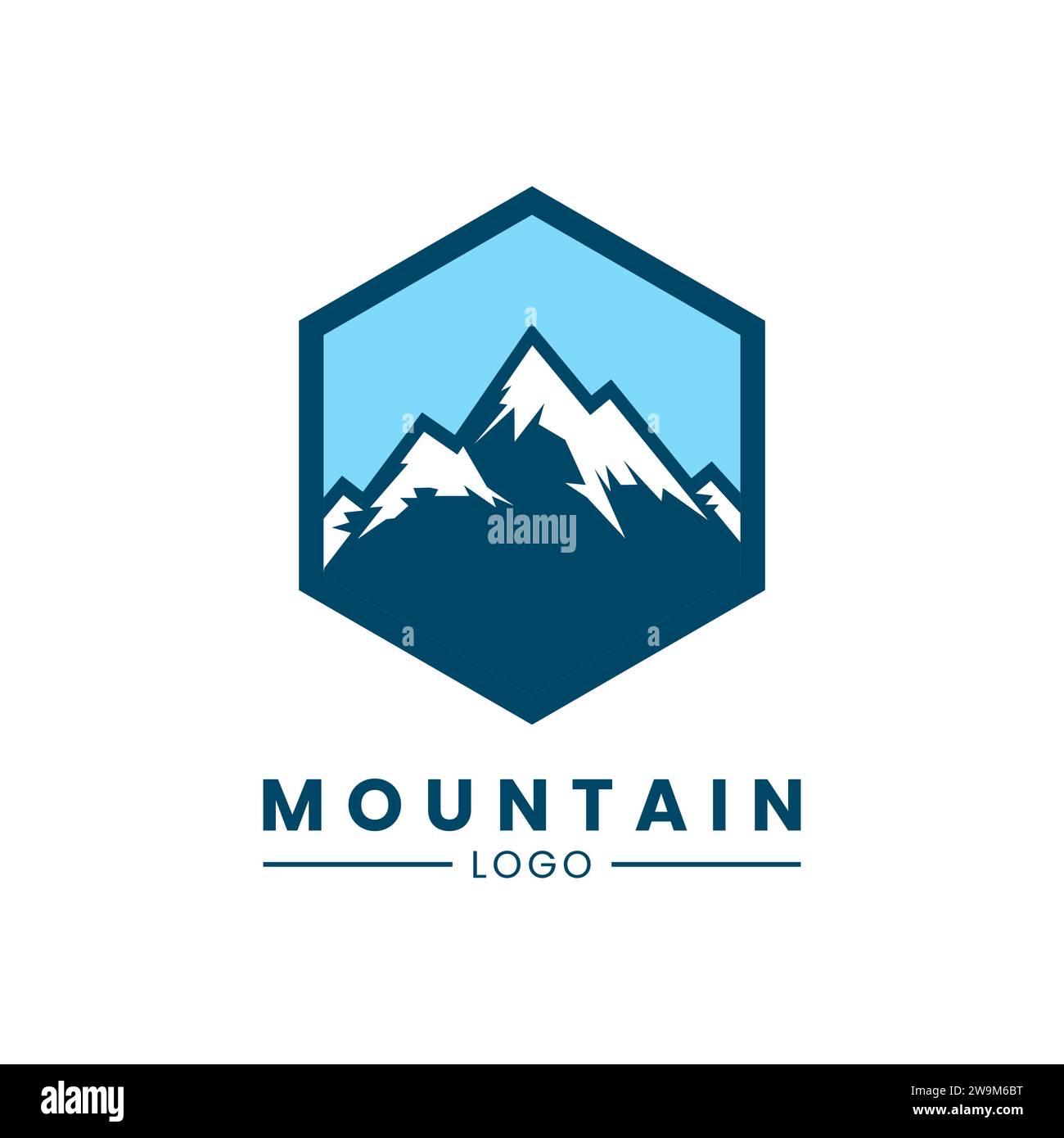 Mountain logo design. mountain logo design concept Stock Vector Image ...