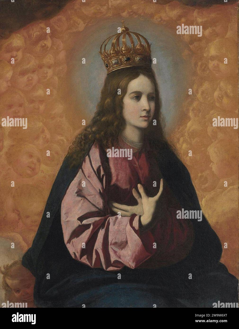 Zurbarán - Regina Angelorum, Delenda 250 Stock Photo - Alamy