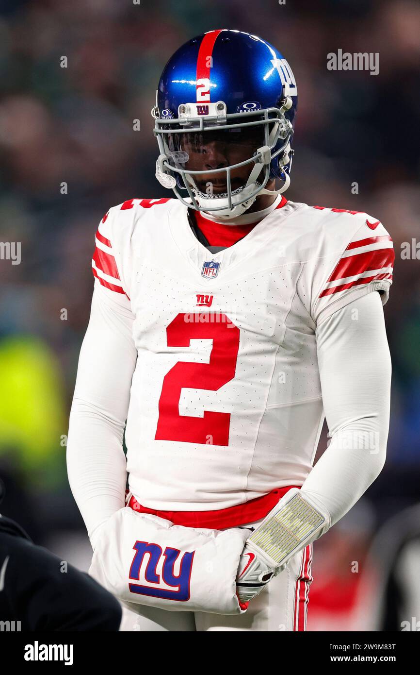 New York Giants quarterback Tyrod Taylor (2) in action against the ...