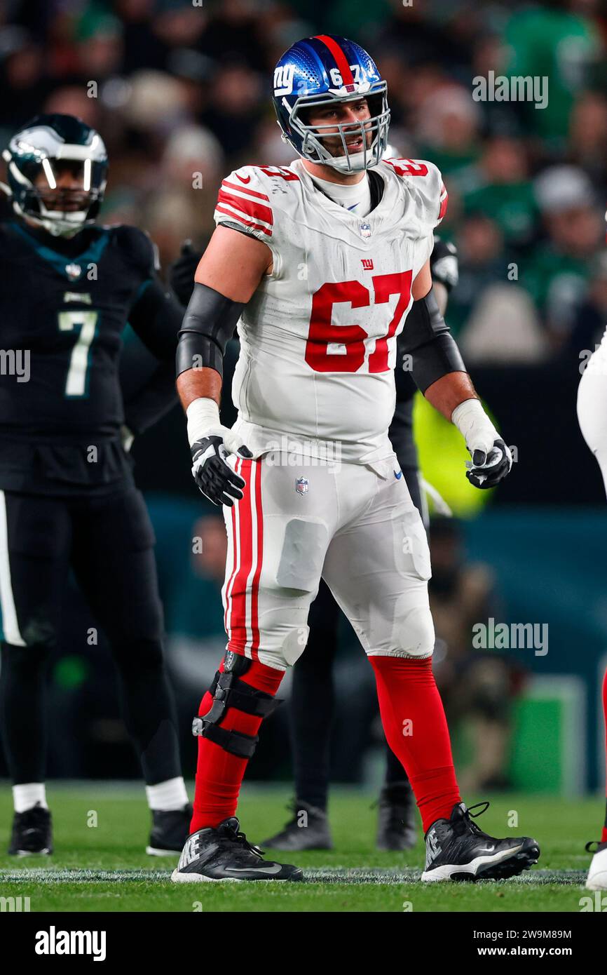 New York Giants guard Justin Pugh (67) in action against the ...