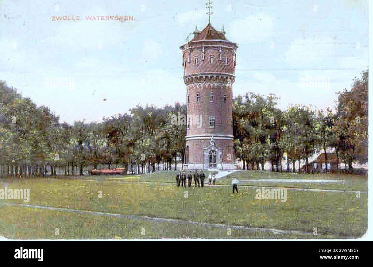 Zwolle Watertoren 1907 Stock Photo - Alamy