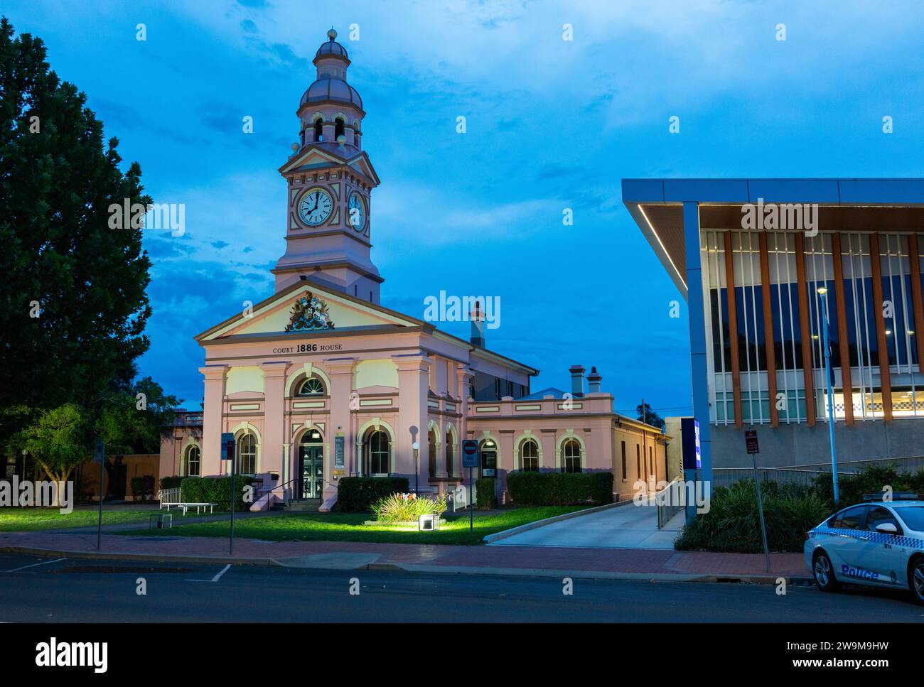 The new Inverell Police Station, adjacent to the historic pink ...