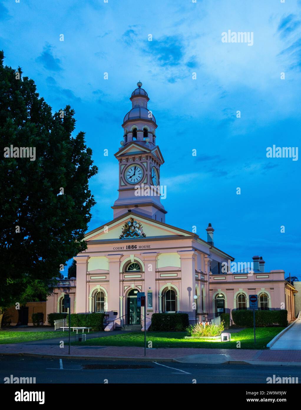 The new Inverell Police Station, adjacent to the historic pink ...