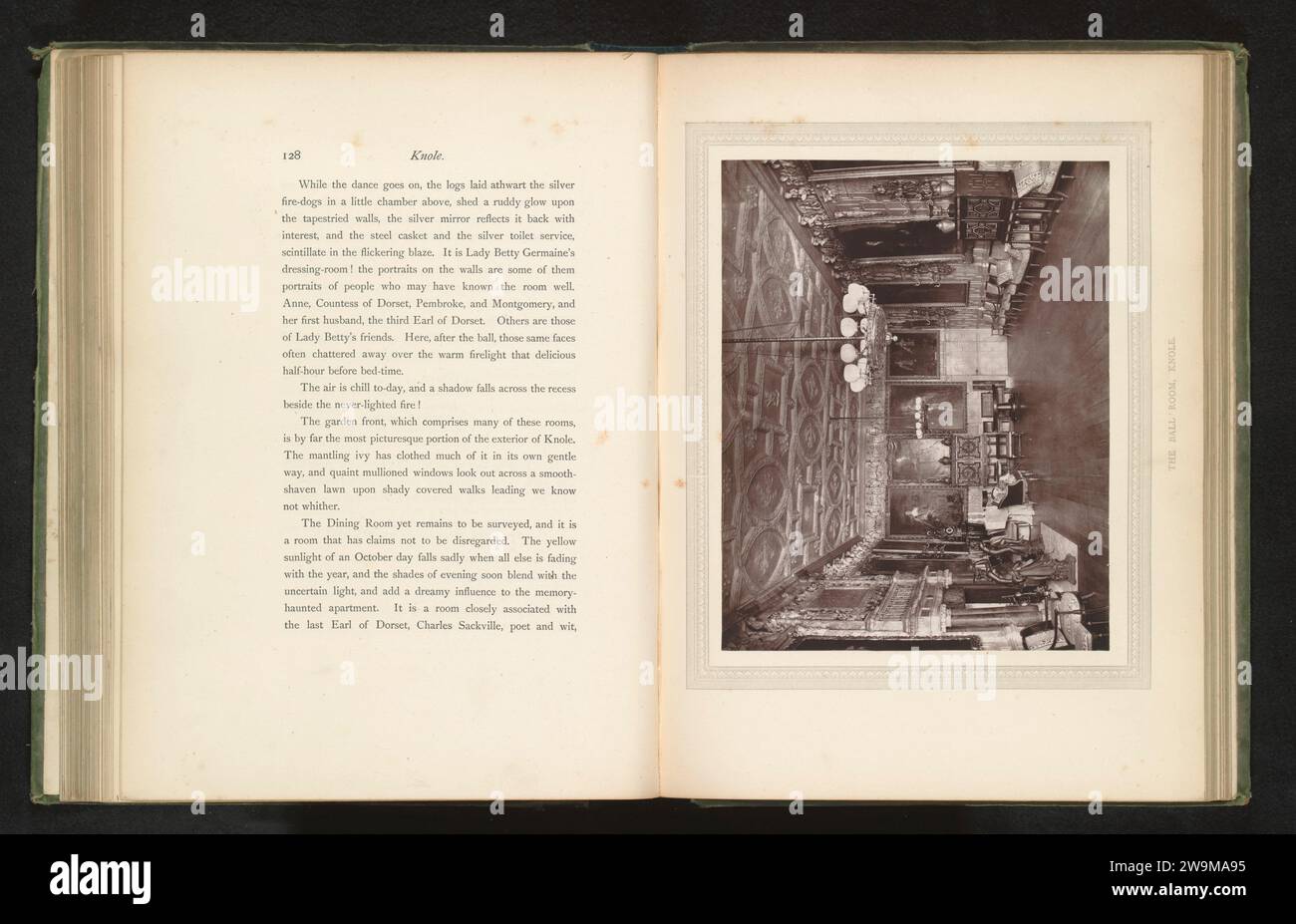 Interior of the dance hall of Knole House, Stephen Thompson, c. 1866 ...