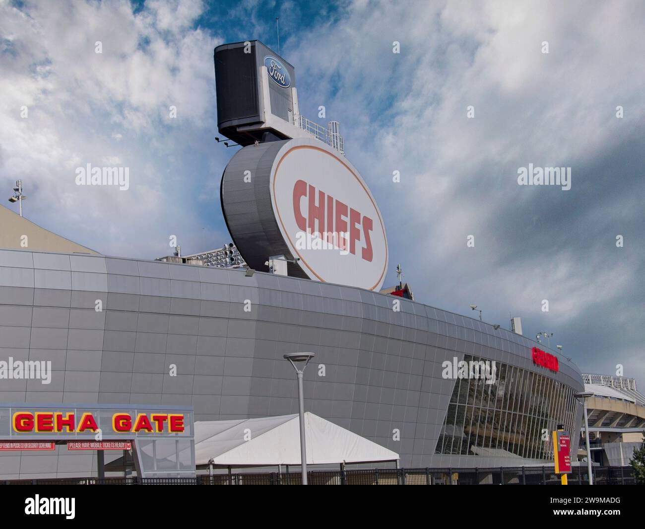 Kansas City, Missouri - December 28, 2023: GEHA Field at Arrowhead ...