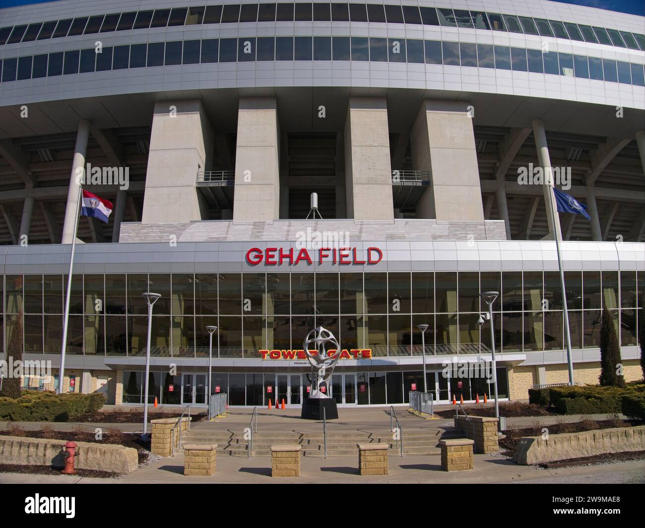 Kansas City, Missouri - December 28, 2023: GEHA Field at Arrowhead ...