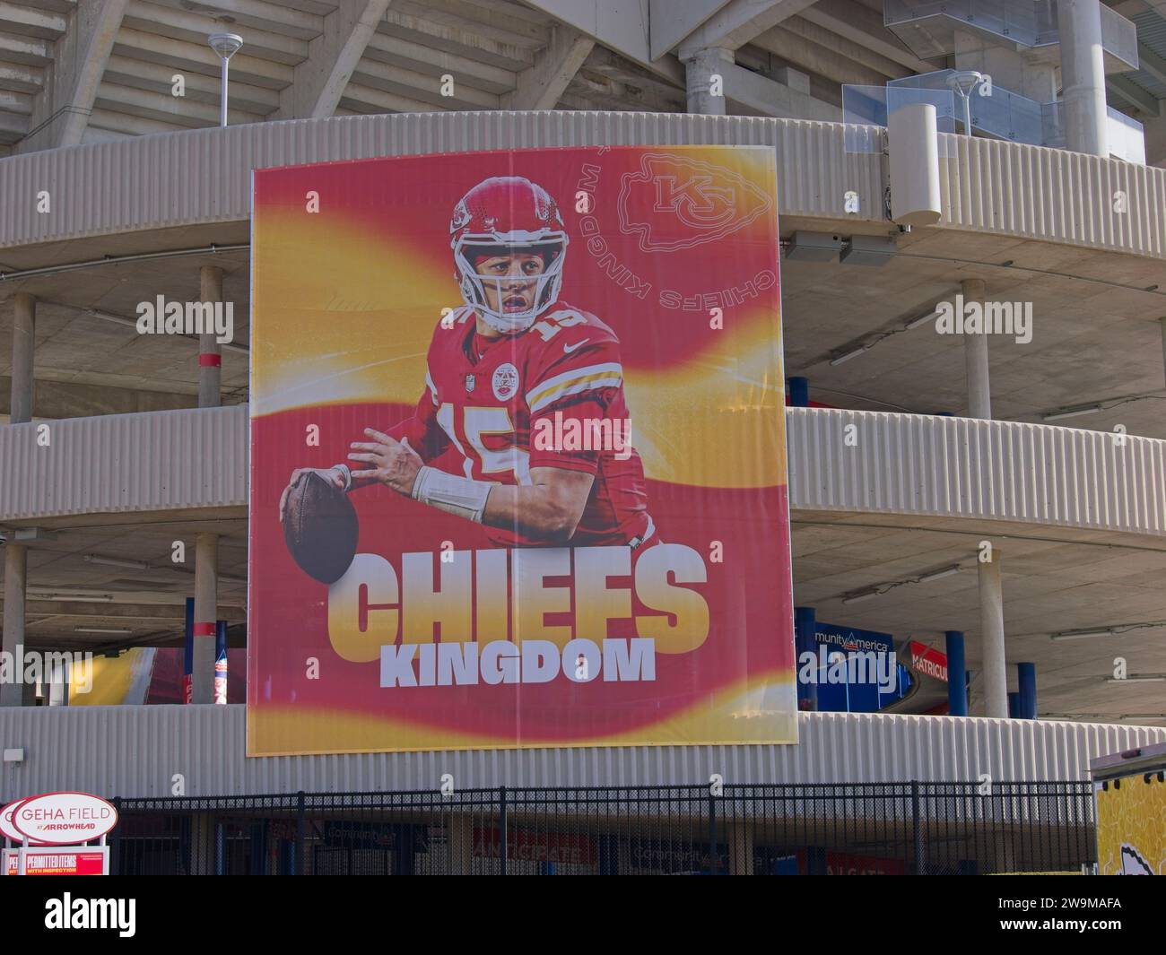 Kansas City, Missouri - December 28, 2023: GEHA Field at Arrowhead ...