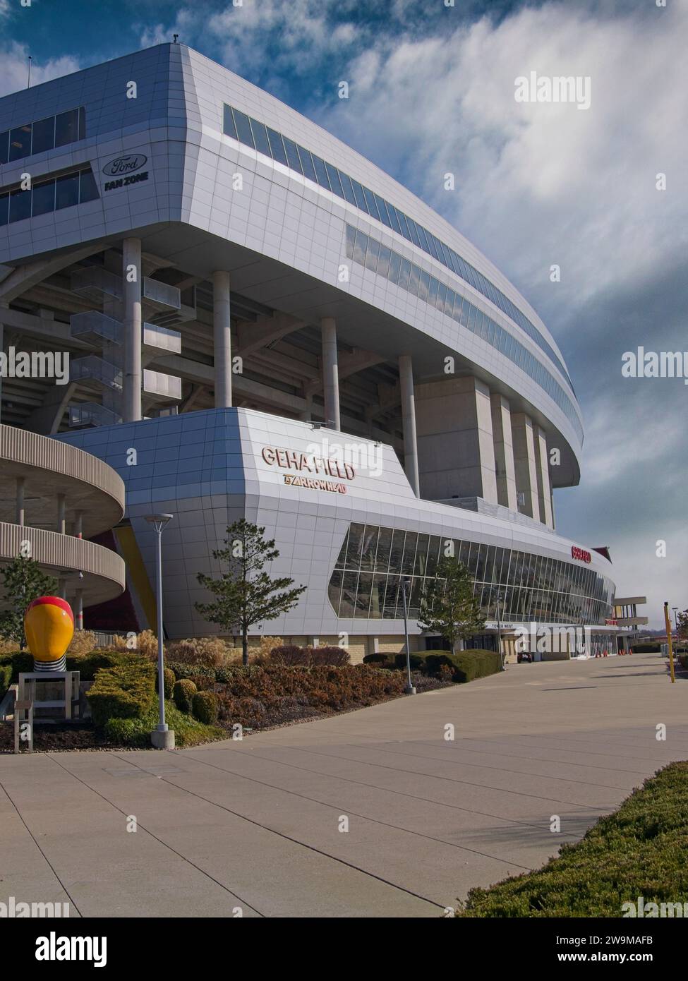Kansas City, Missouri - December 28, 2023: GEHA Field at Arrowhead ...